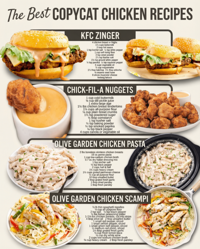 The Best Copycat Chicken Recipes: KFC Zinger Burger, Chick-fil-A ...