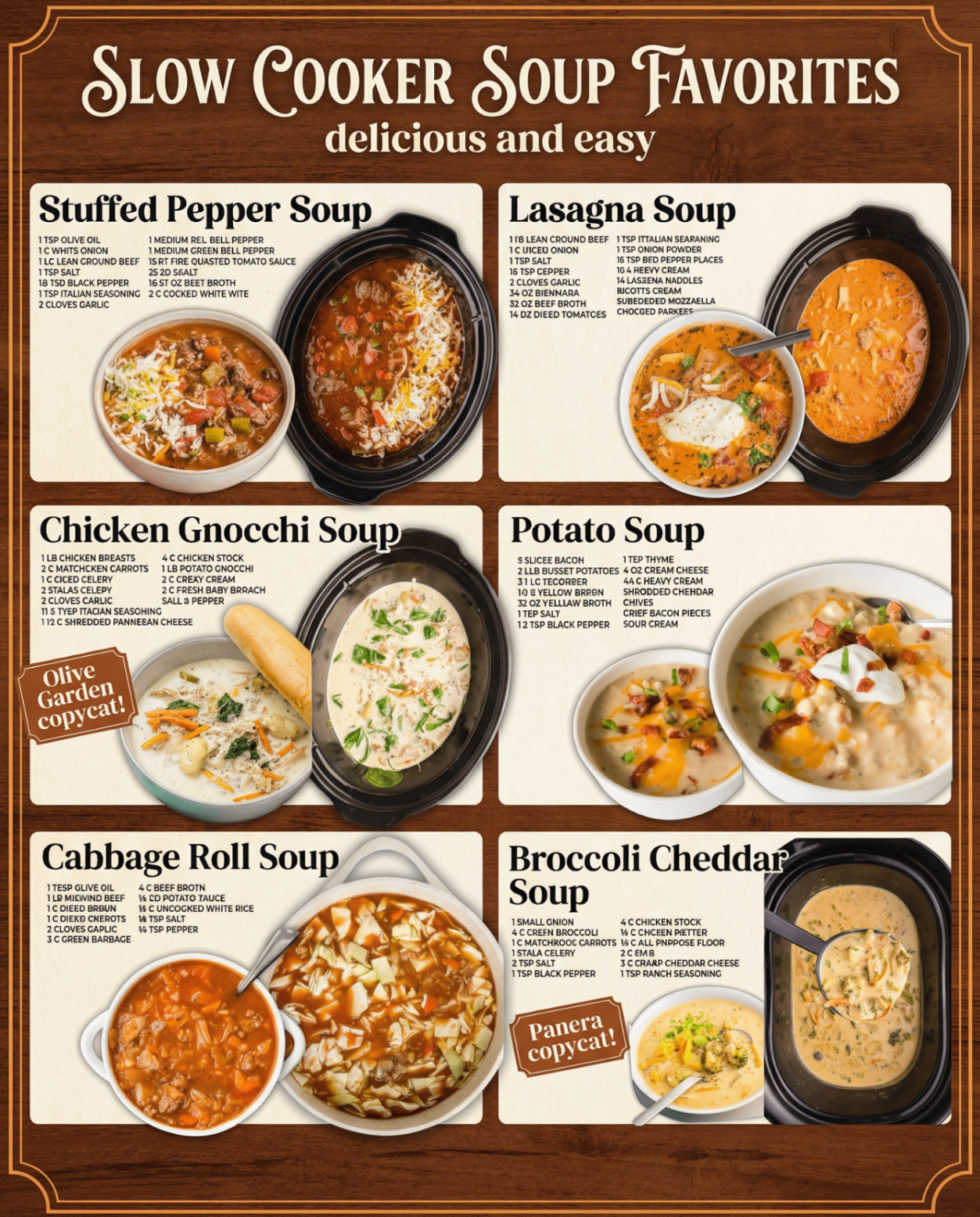 Slow Cooker Soup Favorites: 6 Cozy, Easy, and Delicious Crockpot Soup ...